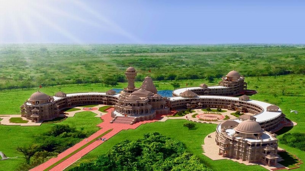 Om Shaped Shiva Mandir: 1008 शिव आकृतियां और 12 ज्योतिर्लिंग वाला विश्व ...