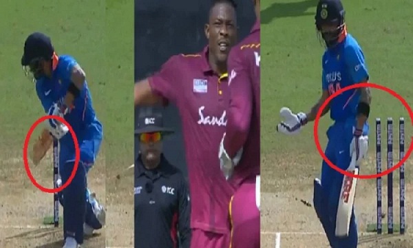 Video: कॉटरेल की शानदार गेंद पर कप्तान कोहली हुए बोल्ड, फिर यूं दिया ...