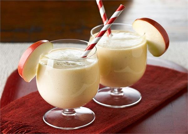 झटपट तैयार होने वाला टेस्टी एंड हेल्दी एप्पल मिल्क शेक - apple-milk ...